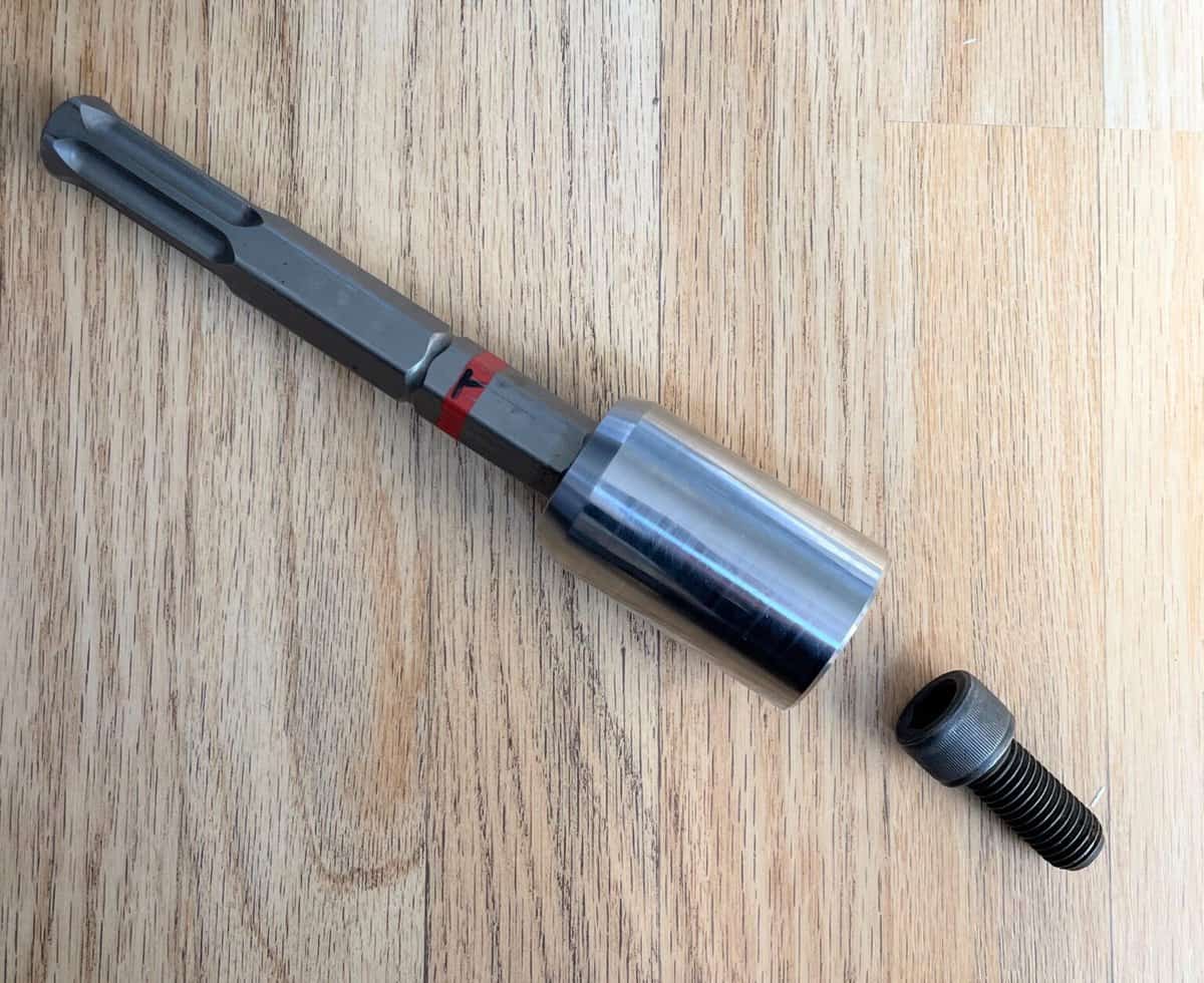 Hilti TE-S Earth Rod driver up to 30 mm Internal Capacity