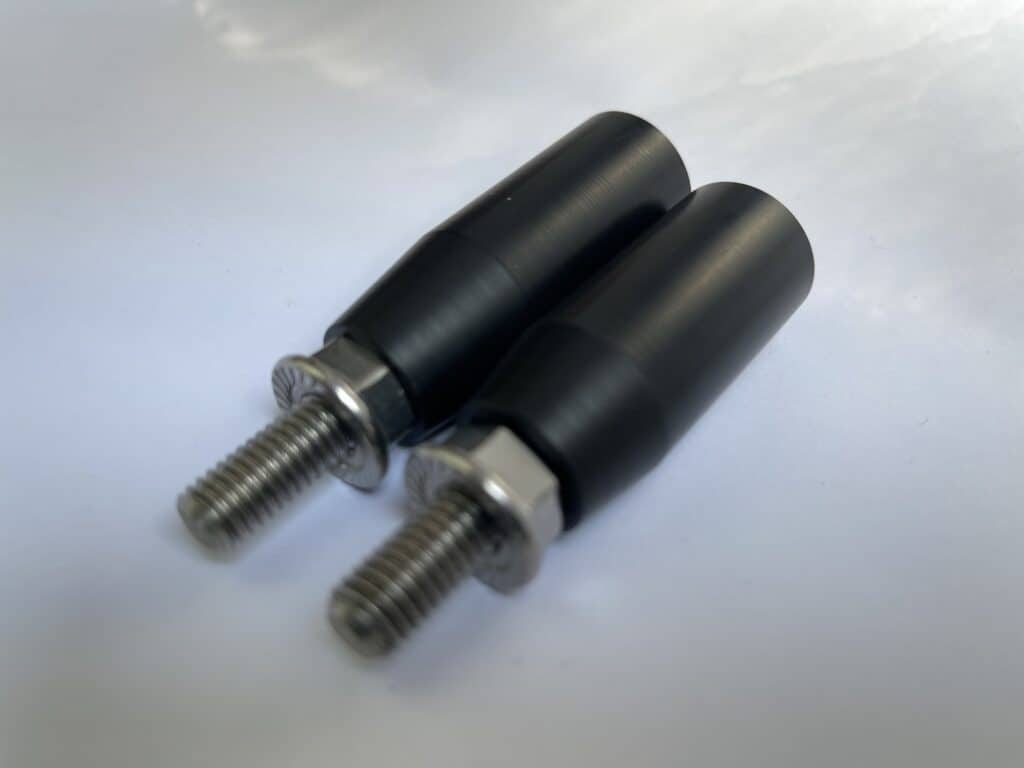 Rotating Machine Knobs m8 with frictionless inserts