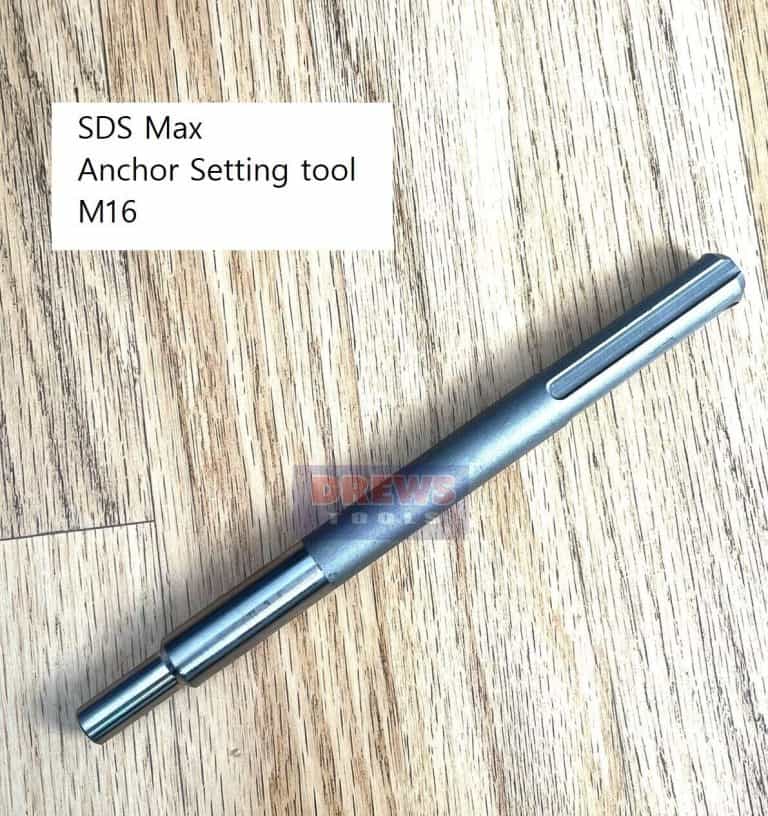SDS MAX Anchor setting Tool for drop in Anchors in M12, M16 and M20