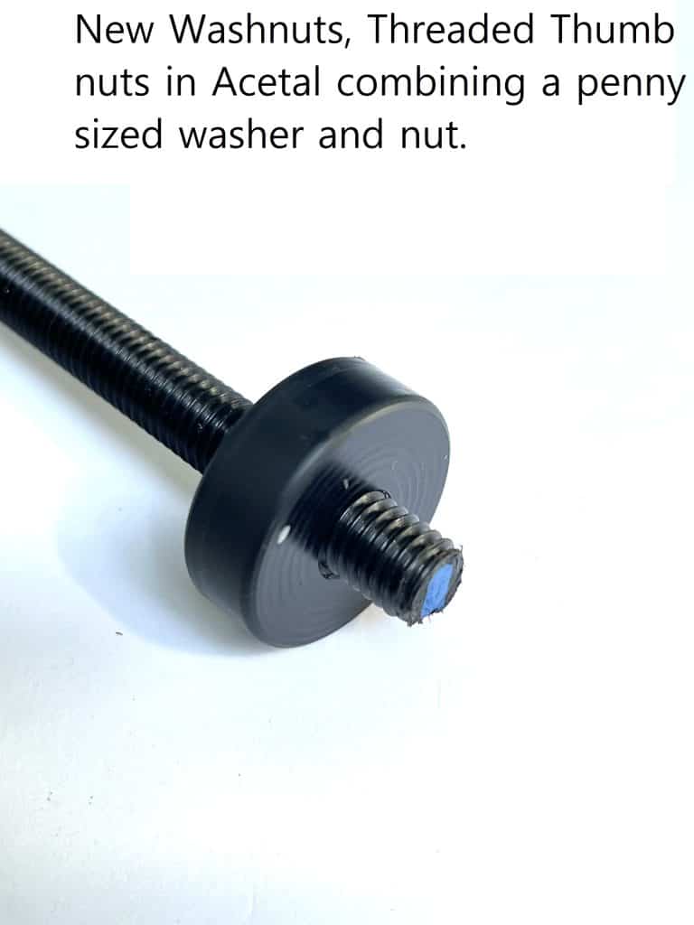 Black Plastic Acetal Studding or threaded rod M5, M6, M8, M10 M12 M16 ...